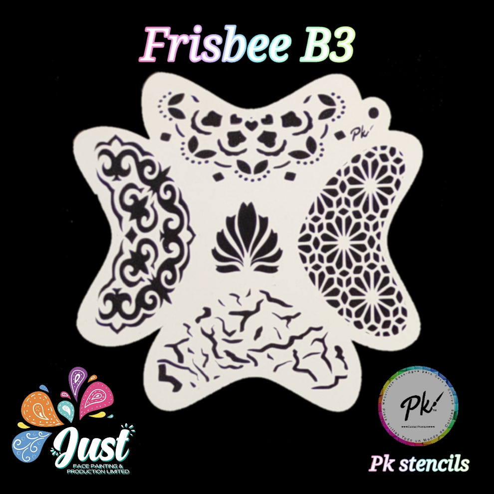 Frisbee Stencil - B3 – Just Face Painting and Production Limited