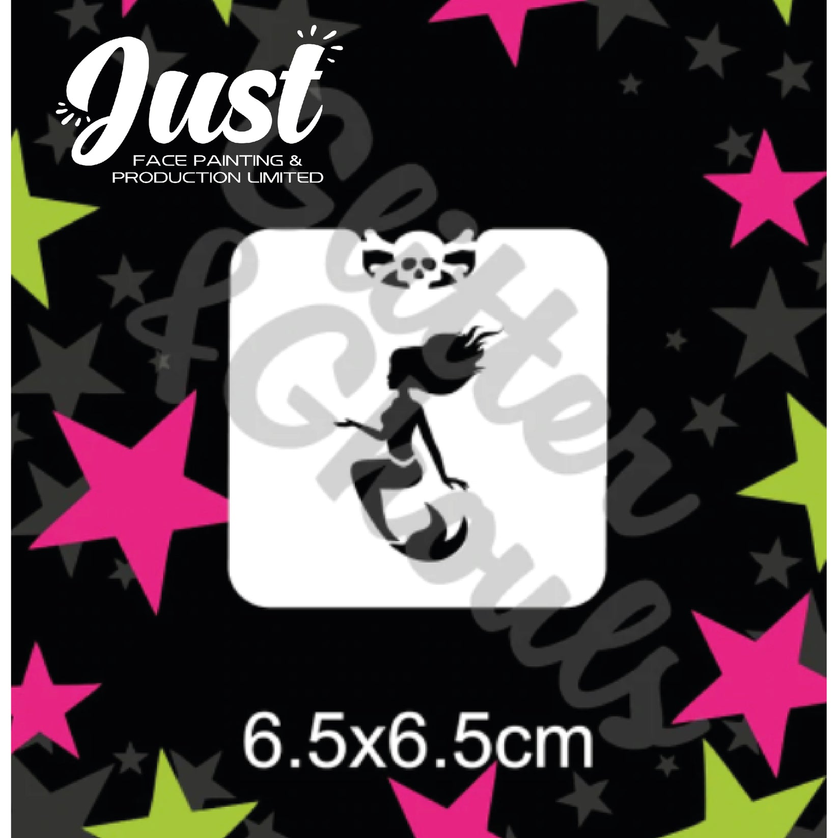 Glitter & Ghouls Stencils - Mermaid - Fancy – Just Face Painting and ...