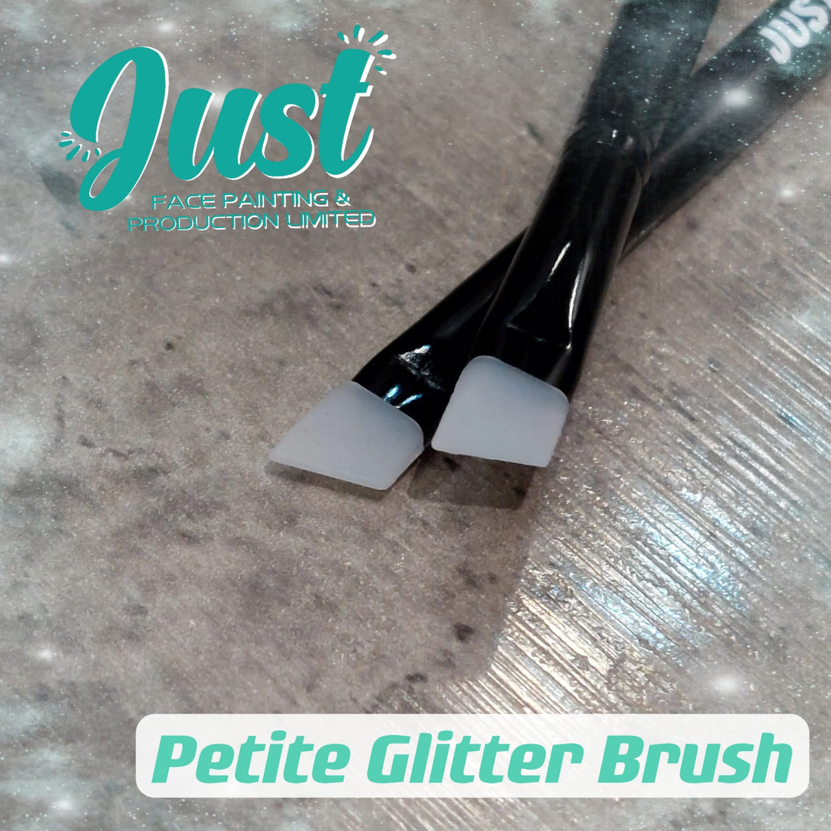 Just Face Painting - Petite Glitter brush (1 pc) – Just Face Painting ...