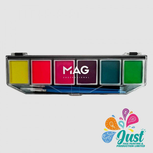 MAG Face Painting - Aquagrim MAG Palette - Face painting MAG Set neon ...