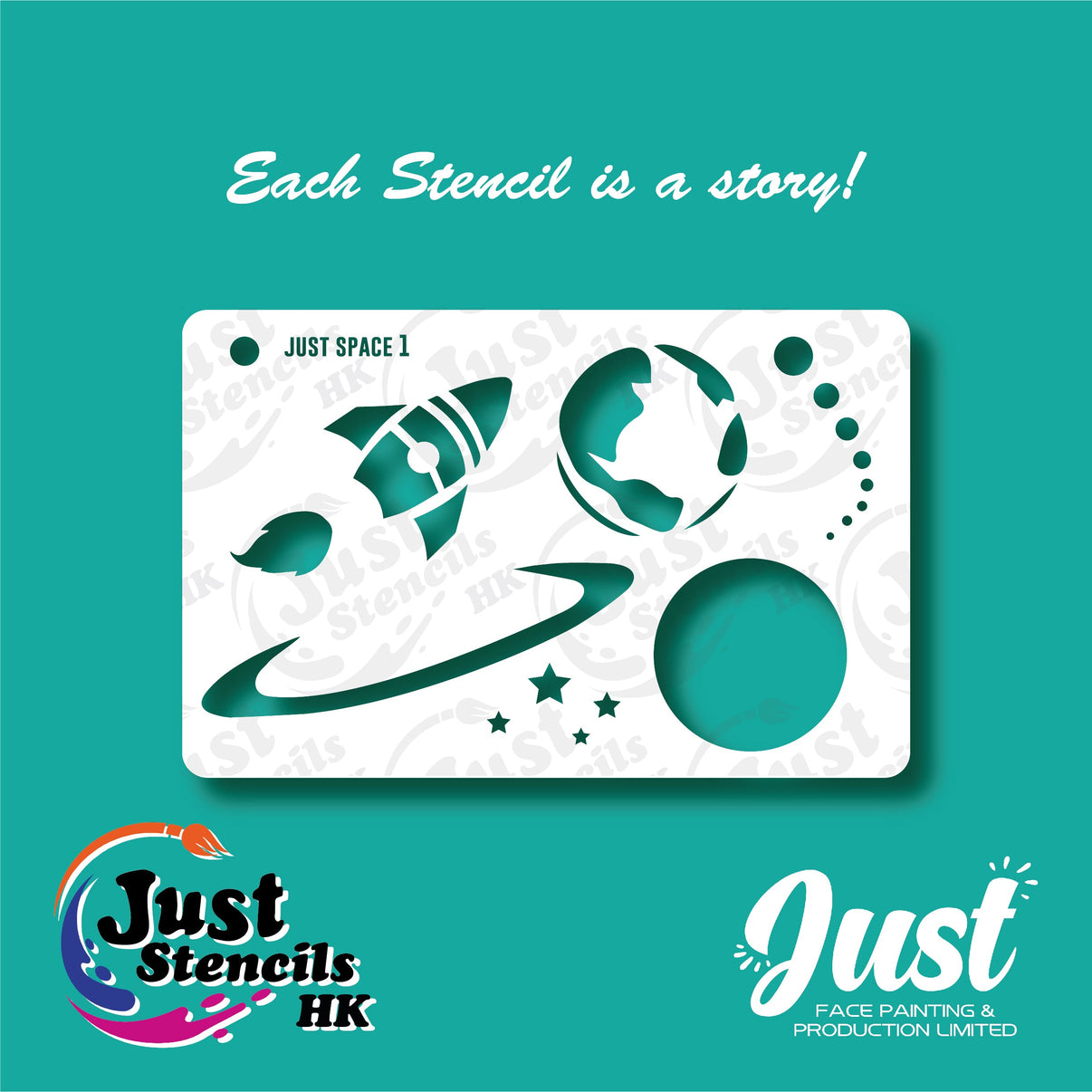 Just Stencils - Mysterious Space - Planet – Just Face Painting and ...