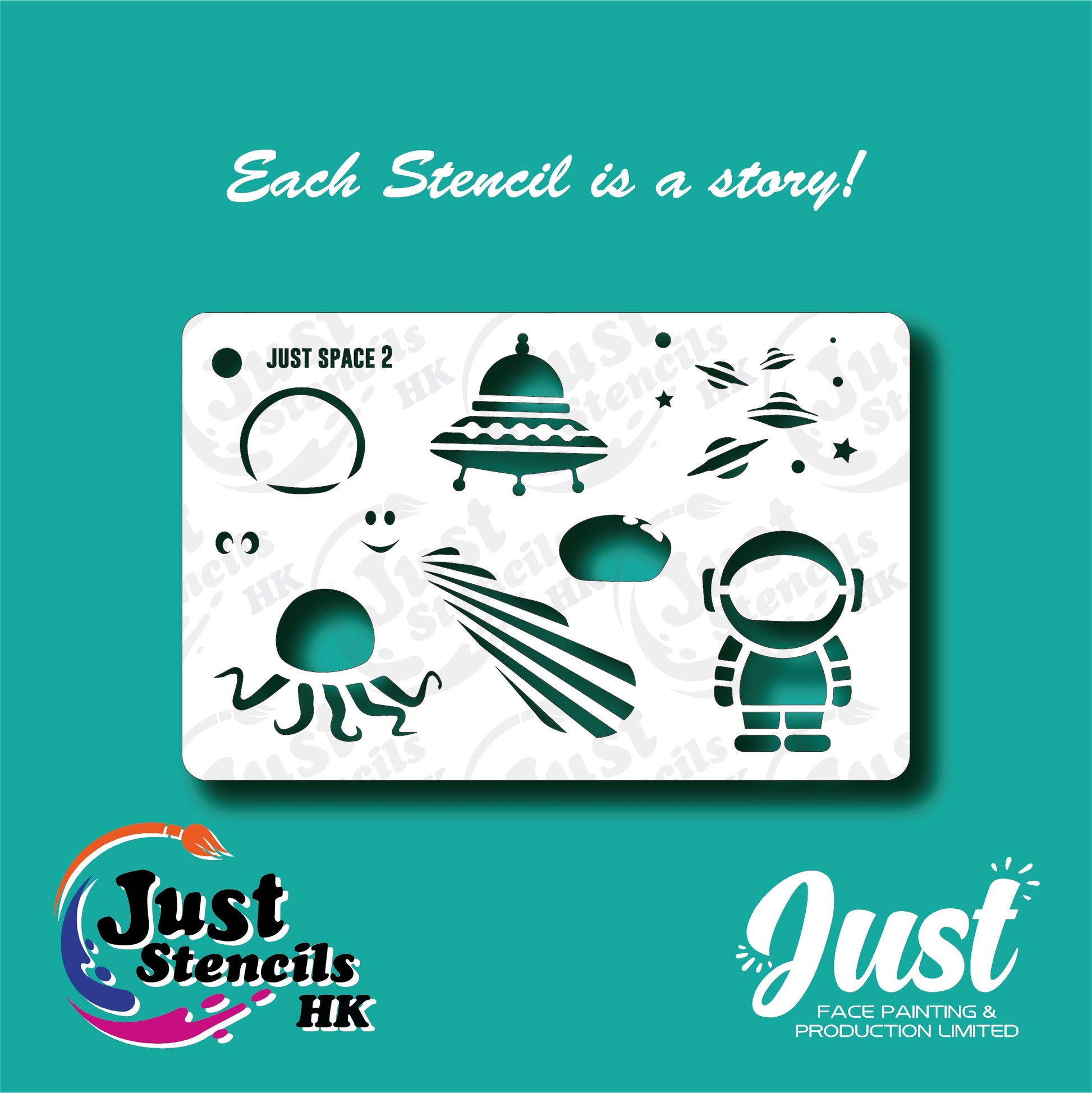 Just Stencils - Mysterious Space - Planet – Just Face Painting and ...